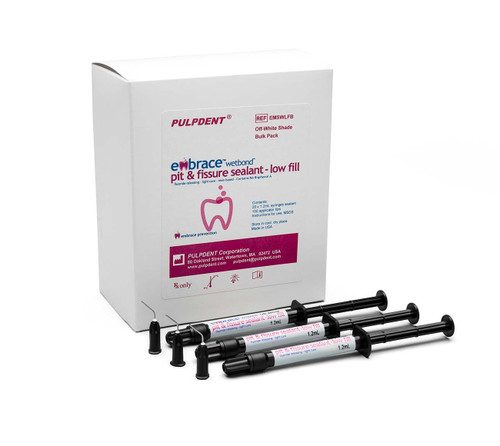 Pulpdent Embrace Wetbond Low Fill Sealant Bulk Pack in Off-White Shade ...