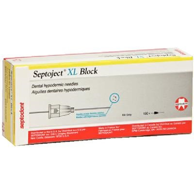 Septodont Septoject XL Dental Needles for Blocks (01N1550)