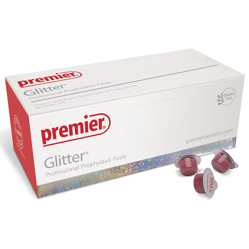 Premier Dental Glitter Prophy Paste with Coarse Grit and Cherry Flavor ...