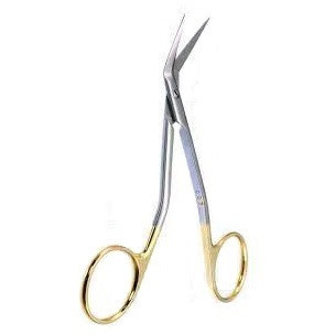 BR Surgical Angled Gorney "Swan Neck" TC Scissors (BR46-30600)