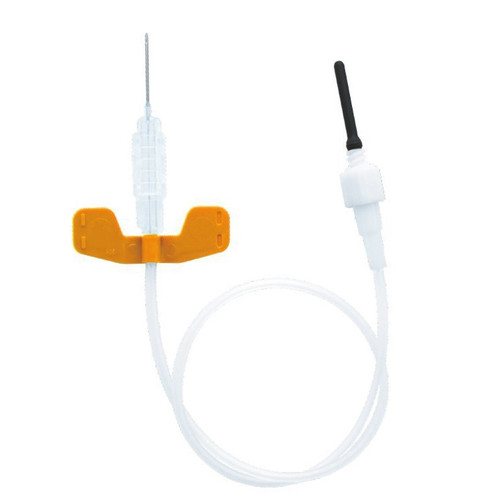 MediVena 25G x 3/4" Ergo-Shield Safety Blood Collection Wing Sets with ...