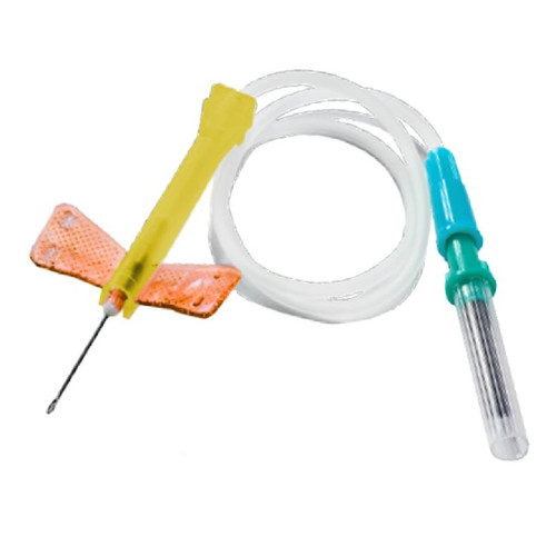 MediVena 25G x 3/4" Glide & Lock Safety Blood Collection Wing Set with ...