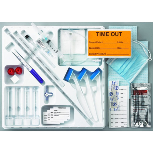 Busse Safety-Deluxe Adult Lumbar Puncture Tray with 22G Titan Quincke ...