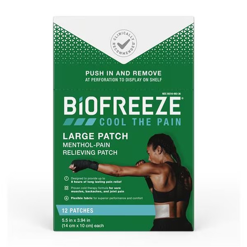 Biofreeze 14cm X 10cm Large Topical Patch 15013