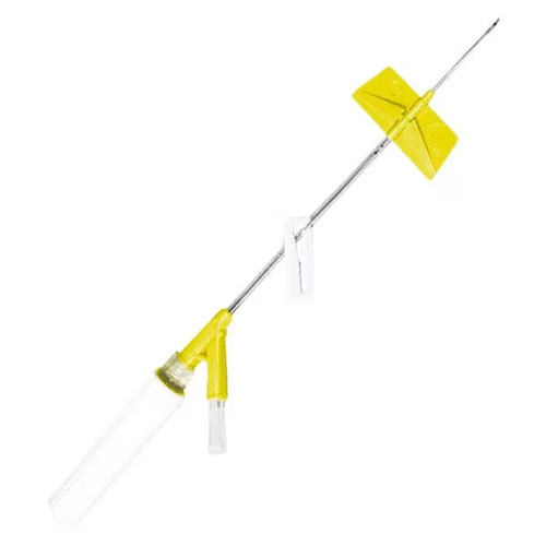 BD 24G x 3/4" Saf-T-Intima IV Catheter with Y Adapter & Needle Shield ...