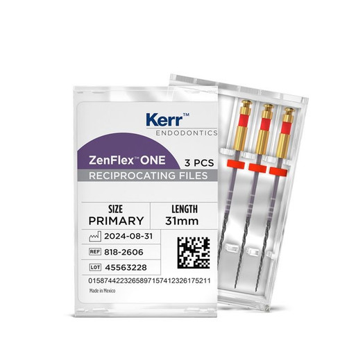 Kerr Endodontics Primary ZenFlex ONE Reciprocating NiTi File (818-2605)