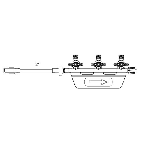 B. Braun Anesthesia Set with Dual Safeport Manifold (456522)