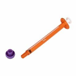 Baxter 1mL Amber Oral/Enteral Syringe (TY1BAEO)