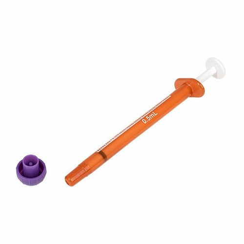 Baxter 0.5mL Amber Oral/Enteral Syringe (TY05BAEO)