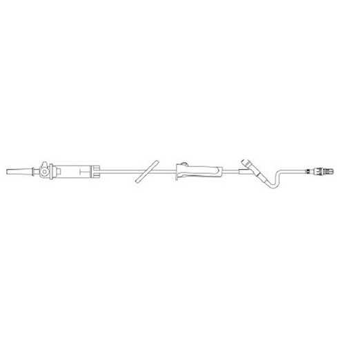Baxter 10 Drops/mL IV Pump Set with DUO-VENT Spike (ACT5435)