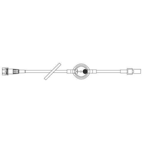 Baxter Straight-Type IV Extension Set with 0.22 Micron Hydrophilic ...