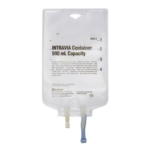 Baxter 500mL Empty Intravia Container (2B8013)