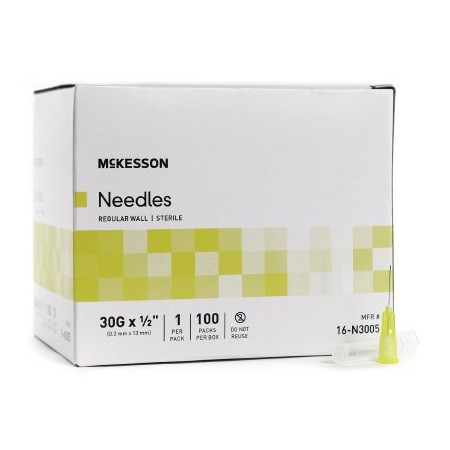 McKesson 30G x 1/2" Hypodermic Needle (16-N3005)