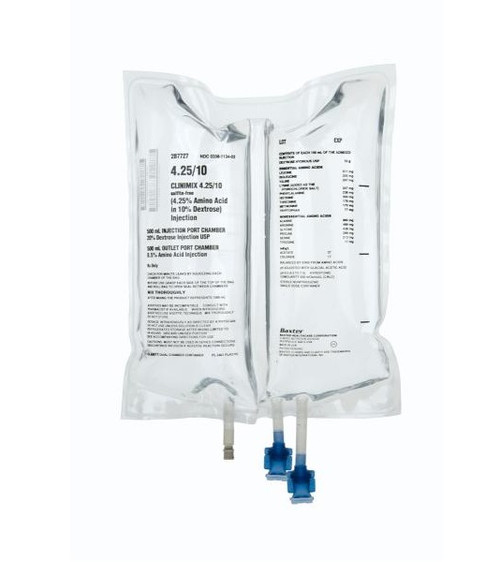 Baxter Clinimix 4.25/10 4.25% Amino Acid in 10% Dextrose Injection in a ...