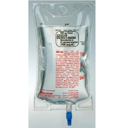 Baxter 500mg Dobutamine Hydrochloride in 5% Dextrose for Injection in ...