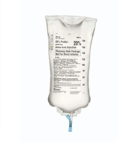 Baxter 20% Prosol Injection in 2,000mL Viaflex Plastic Container (2B6186)