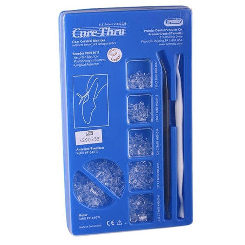 Premier Dental Cure-Thru Clear Cervical Matrices in Assorted Sizes ...