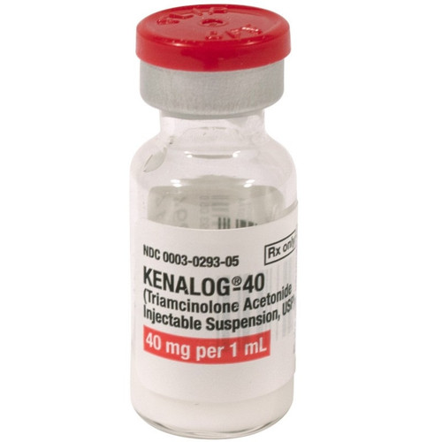 40mg/mL Kenalog-40 Injection in 1mL SDV - Predictable Surgical Tech