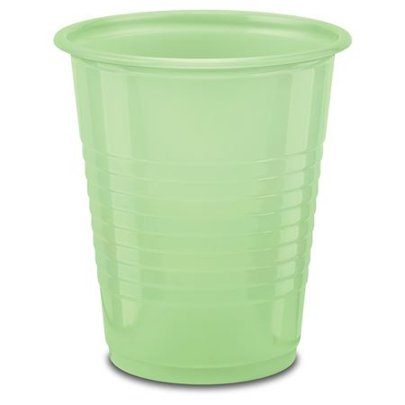 Crosstex 5 oz. Green Plastic Cup (CXAGR)