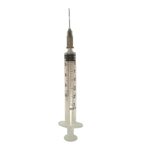 Exel Corporation 3cc Hypodermic Luer Slip Syringe with 22G x 1” Needle ...