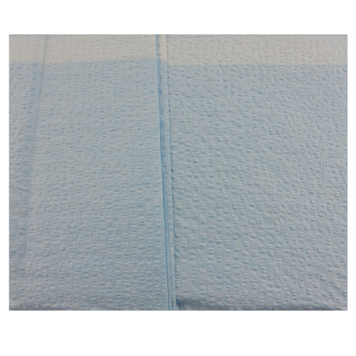 Graham Medical 3-Ply Blue 40" x 48" Drape Sheet (317)