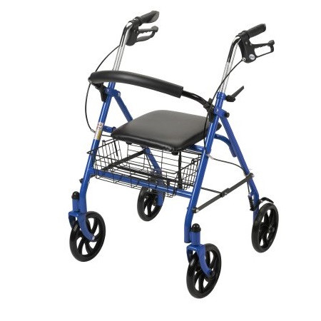 McKesson Blue Durable Steel Rollator (146-10257BL-1)
