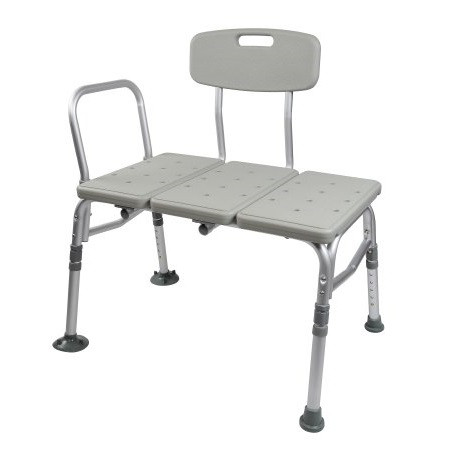 McKesson Aluminum Transfer Bench with Reversible Back (146-12011KD-2)