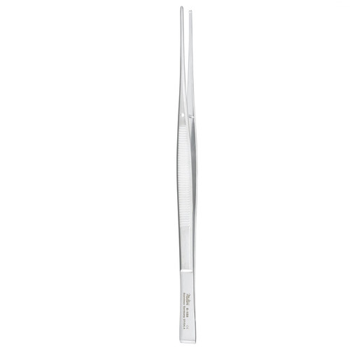 Miltex Straight Cushing Tissue Forceps with 1 x 2 Teeth - 17.8cm - Predictable Surgical Tech