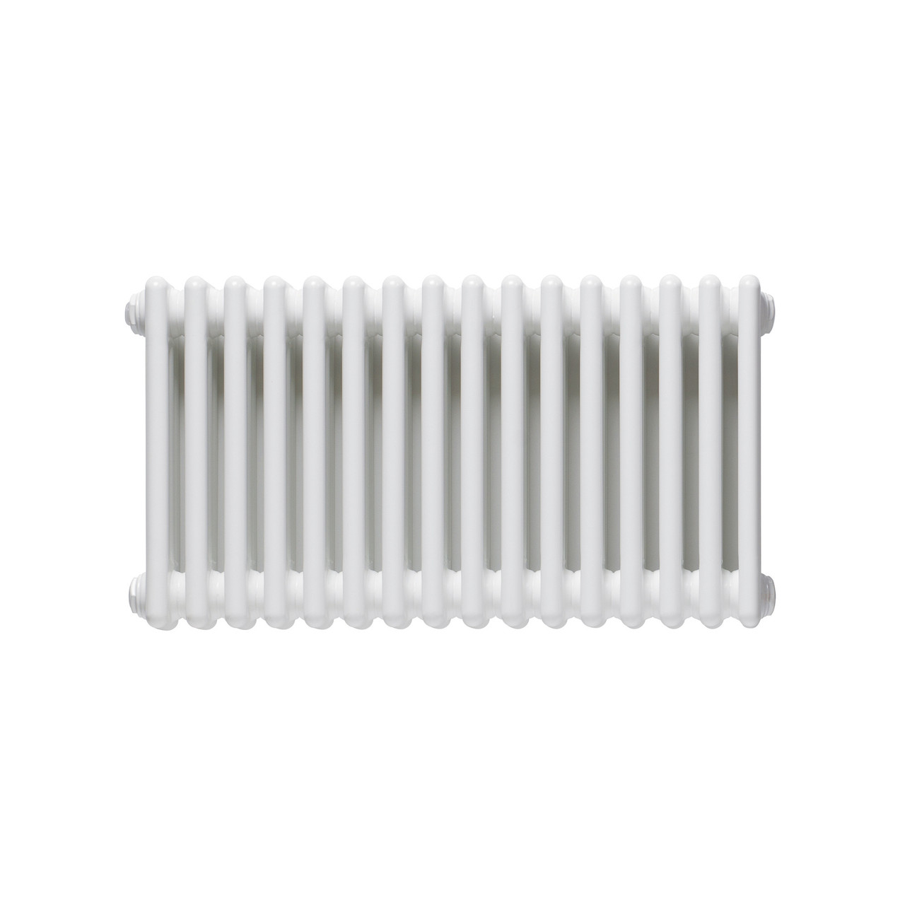 3 Column 400 Horizontal Radiator: Traffic White (RAL 9016) 400mm H x ...