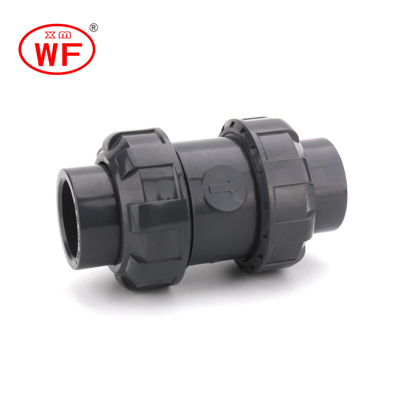 WF UPVC ANSI SCH80 True Union Check Valve