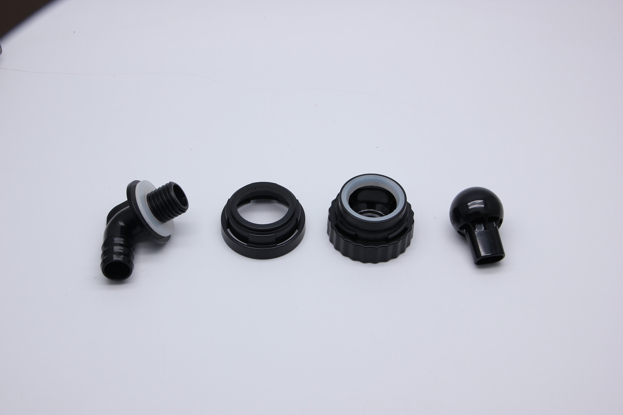 DIN Black DIN Outlet Nozzle For Back Filter Systems