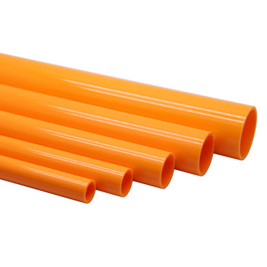 Orange DIN UPVC Pipe Per Metre - ENSO Aquatics