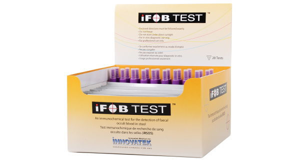 Innovatek iFOB Immunochemical Fecal Occult Blood Test, 20/box