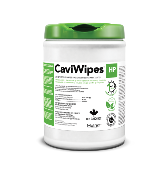 CaviWipes HP Hydrogen Peroxide Disinfecting Wipes