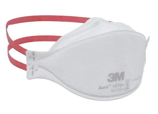 3M 1804 VFlex Surgical N95 Particulate Respirator, Standard size, 50/box