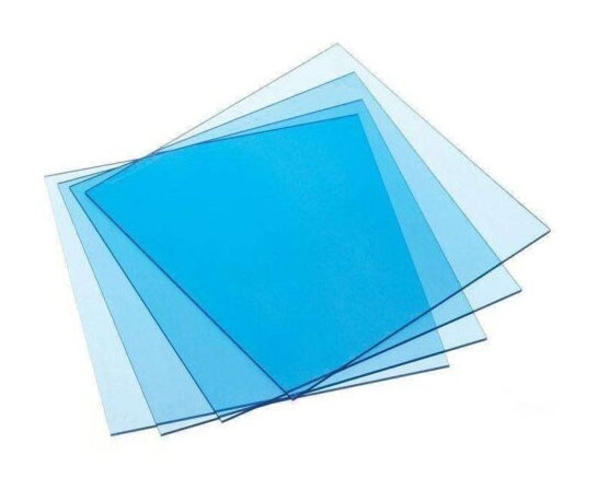 Keystone Thermoplastic Splint Material 0.020 Clear Blue 5"x5", 50/pkg ...