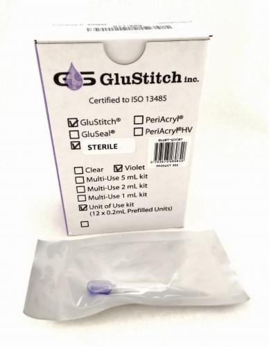 GluStitch Sterile Adhesive Violet 0.2ml Violet 12/box - Valuemed ...