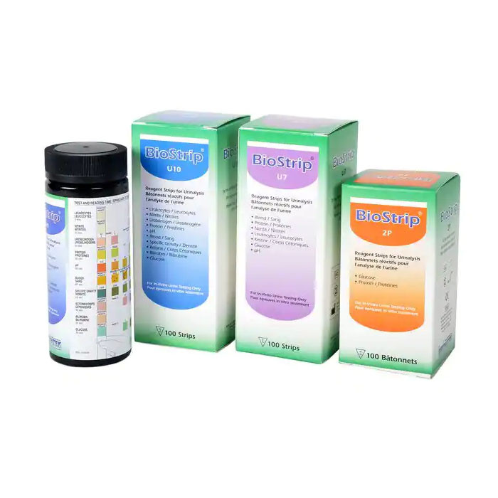 Biostrip U7 Leukocyte, Nitrite, Protein, pH, Blood, Ketone, Billirubin ...
