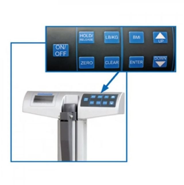Keypad Overlay for 500KL Scale