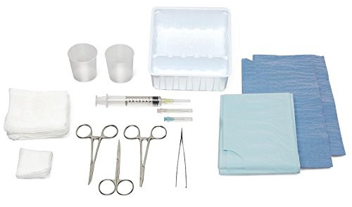 PC Laceration Tray with Comfort Loop Instruments