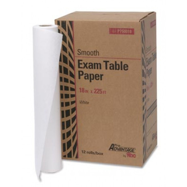 Table Paper, Smooth, 21" x 225', 12 rolls/cs