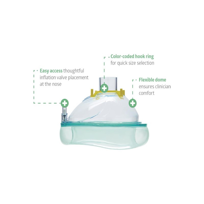 Medline Anesthesia Mask Top Valve, 50/Case