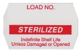 3M Comply Sterilization Load Label 1269R "Sterilized" Red 1125/roll ...