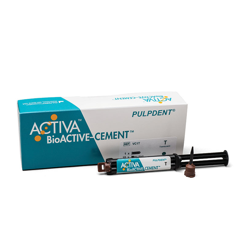 Pulpdent ACTIVA BioActive Cement Opaque Single Pack, 5mL + 20 Tips ...