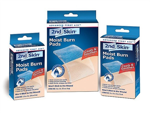 2nd Skin Moist Burn Pads, Large, 7.6cm x 10.2cm, 3/box - Valuemed ...