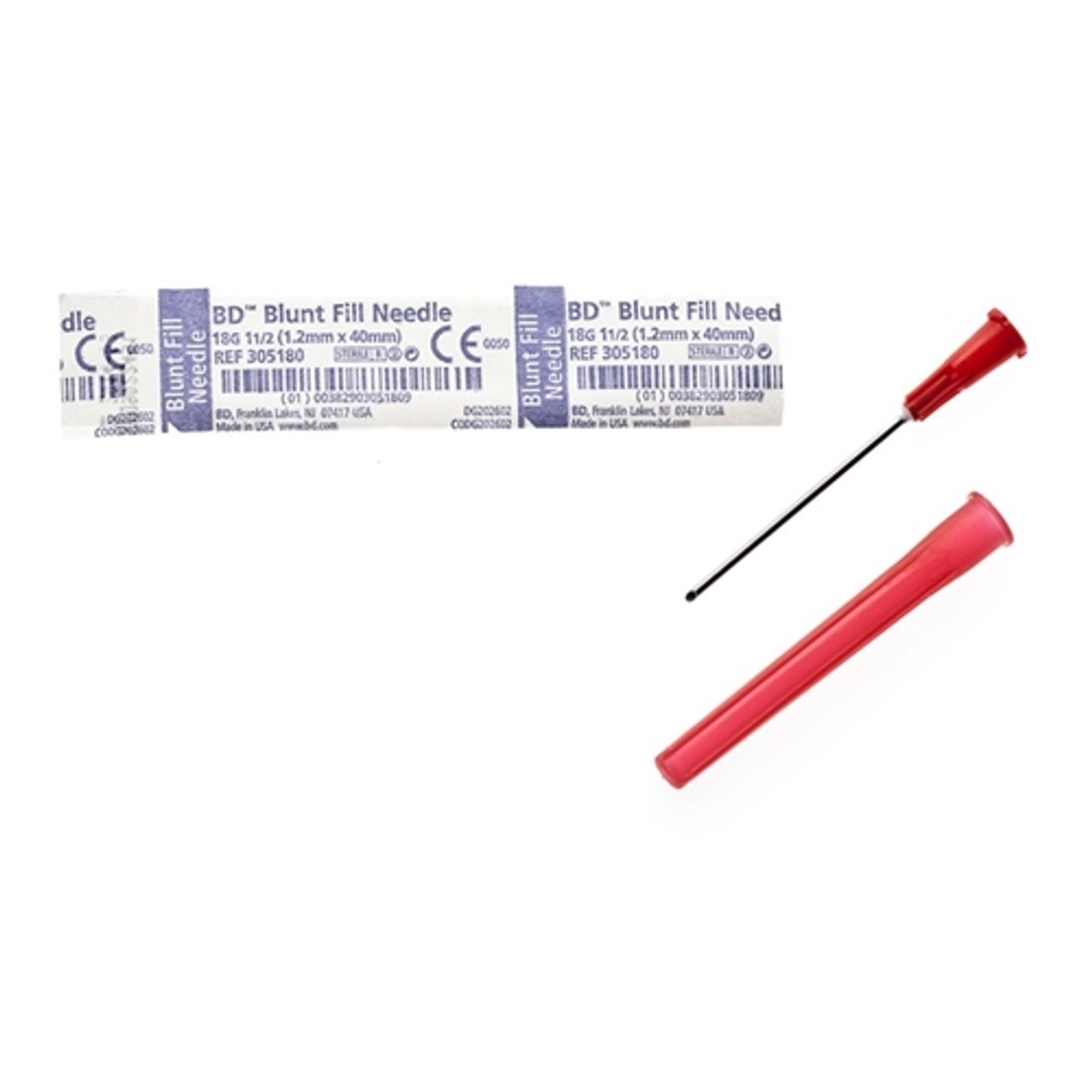 BD Blunt Fill Needle 18G x 1.5" 100/bx - Valuemed Professional Products