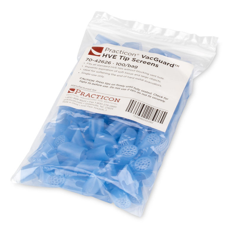 Practicon Vacguard HVE Tip Screens 100/bag - Valuemed Professional Products