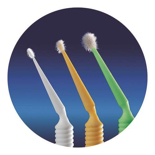 Microbrush Plus Applicators Refill Fine Pink/Yellow 400/pkg - Valuemed ...