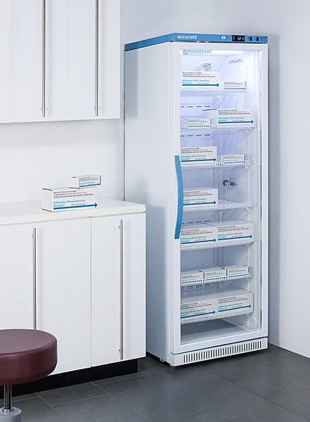 Accucold Pharma-Vac 15 Cu.Ft. Upright Glass Door Refrigerator ...
