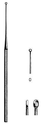 AMG Buck Ear Curette Blunt Straight SS Size 0 - Valuemed Professional ...